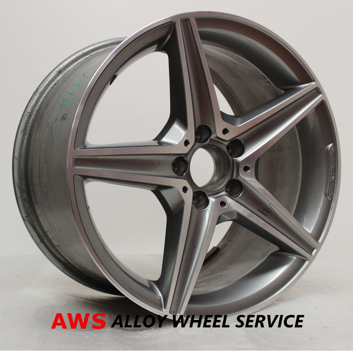 MERCEDES C-CLASS 2015 2016 2017 2018 18" FACTORY ORIGINAL REAR WHEEL R ...